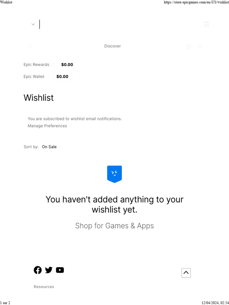 Wishlist | PDF