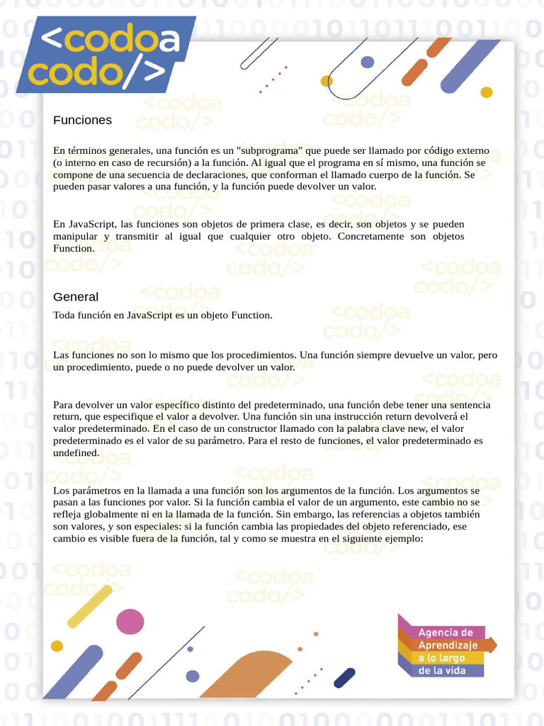 Material Imprimible | PDF | Script Java | Devolución de llamada (programación de computadora)