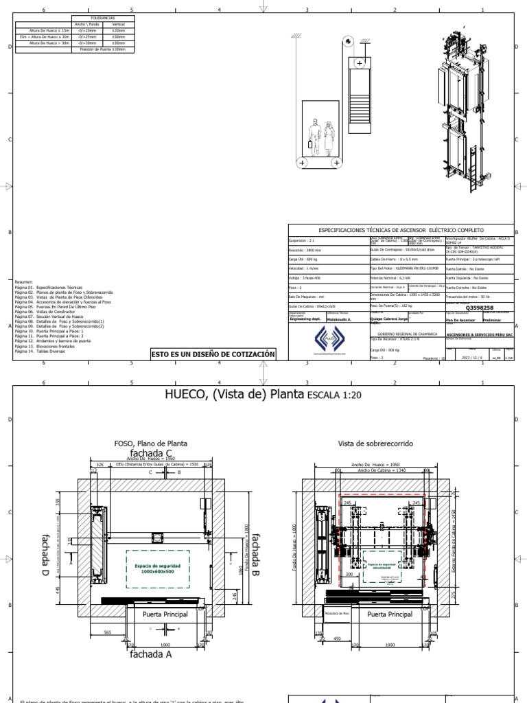 ascensor_layout | PDF | Ascensor | Vehículos
