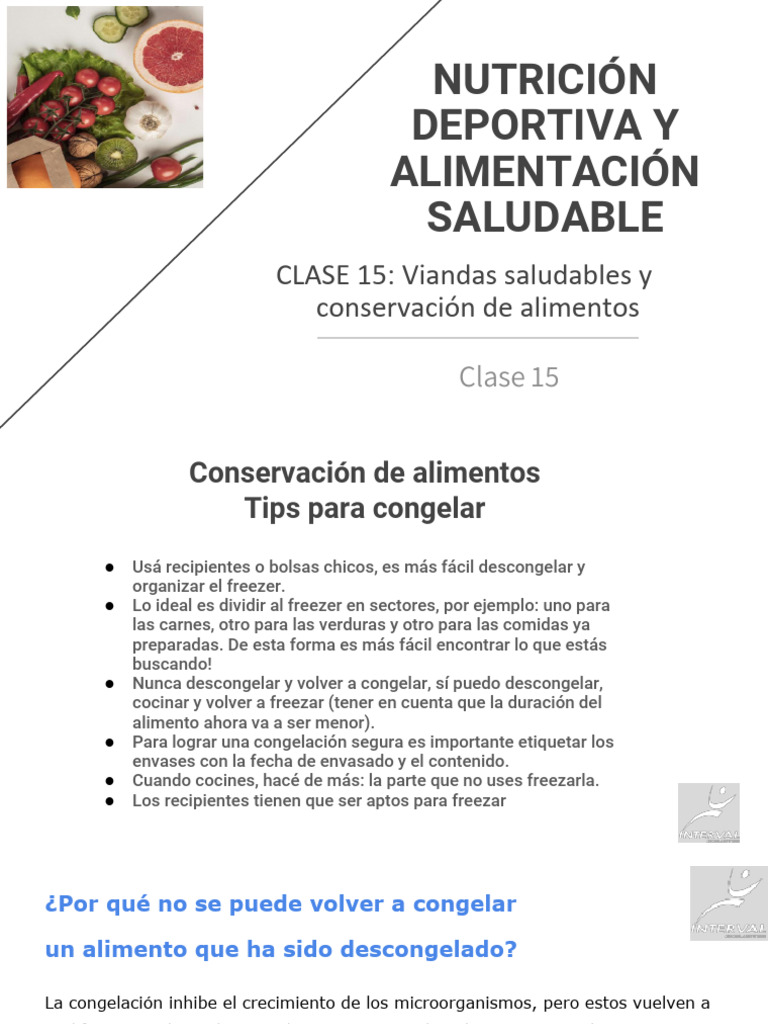 Clase 15 | PDF | ensalada | Alimentos
