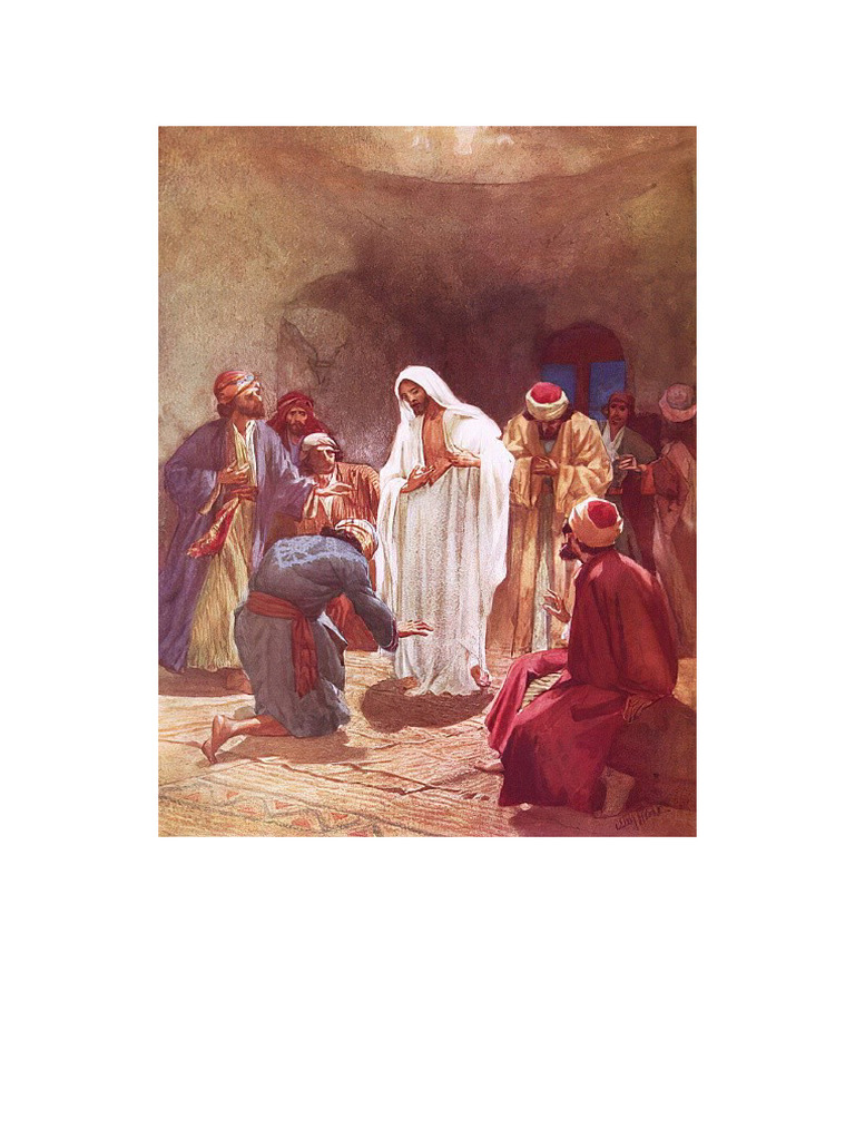 William Brassey Hole - Jesus Childing Thomas For His Unbelief | PDF