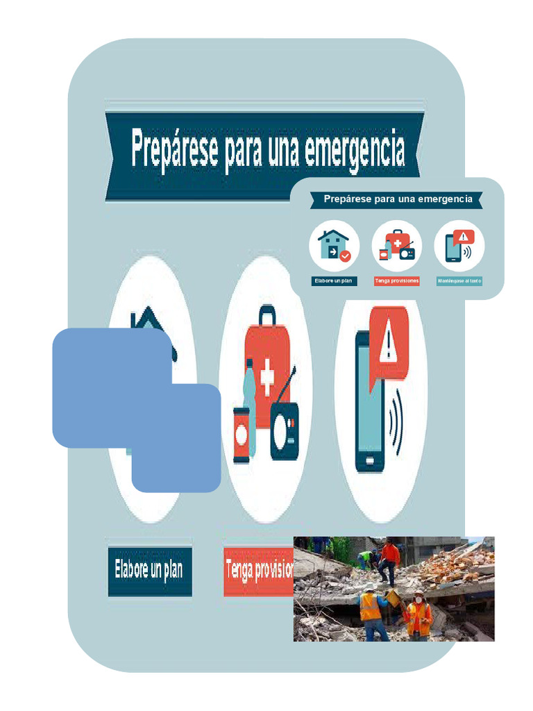 Como Prepararse Antes, Durante y Despue de Un Desastre | PDF