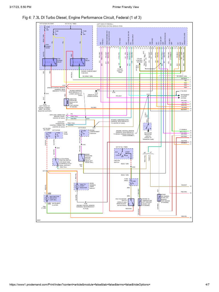 97 F350 Engine | PDF | Engines | Vehicle Technology