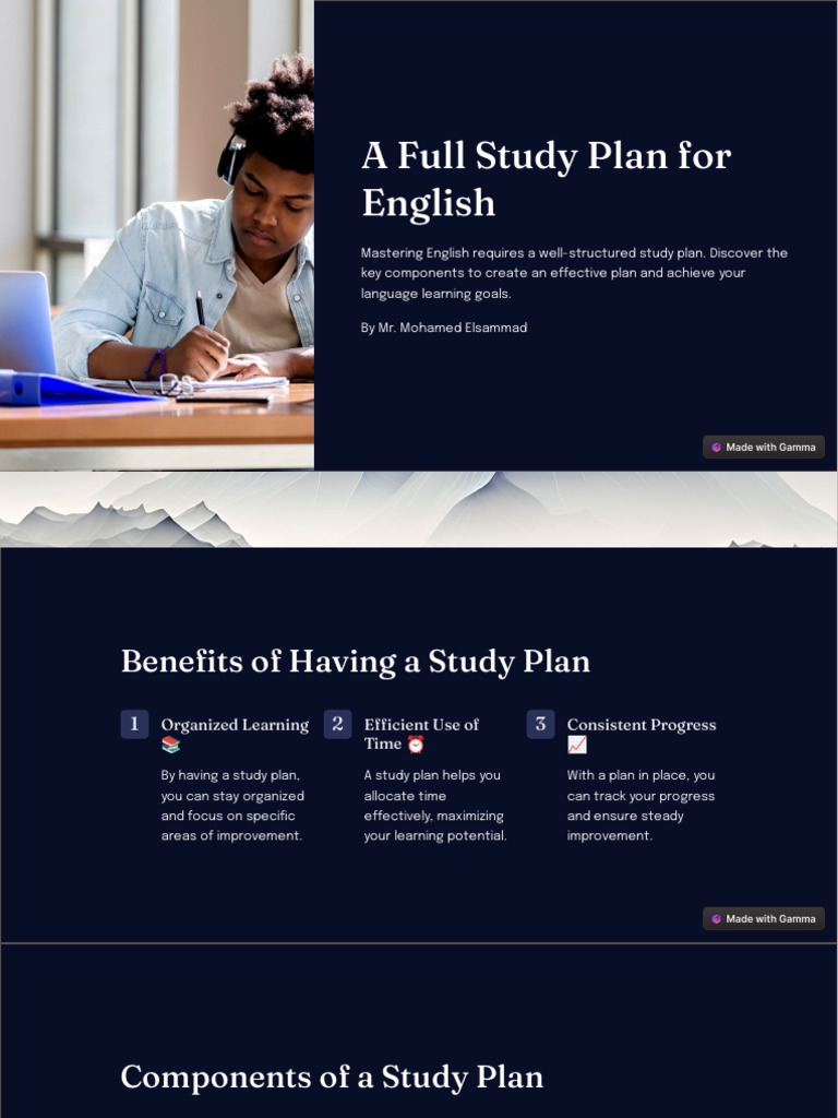A-Full-Study-Plan-for-English | PDF | Learning | Language Acquisition