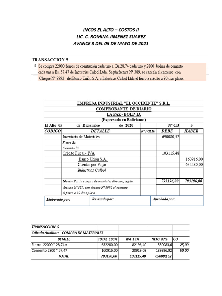 2021 Avance 3 CD Del 05 de Mayo | PDF