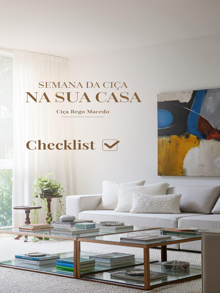 Semana Da Cica Na Sua Casa Checklist | PDF | Casa