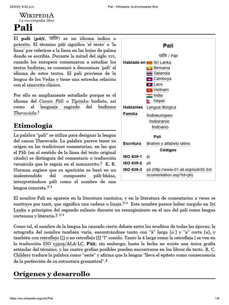Pali | PDF | Pali | Lingüística
