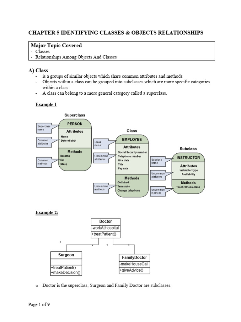 Chapter5 System Modeling | PDF | Inheritance (Object Oriented Programming) | Class (Computer ...