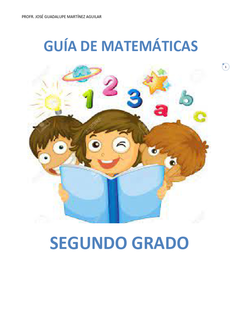 Guía de Matemáticas Segundo Grado | PDF | Formas geométricas ...