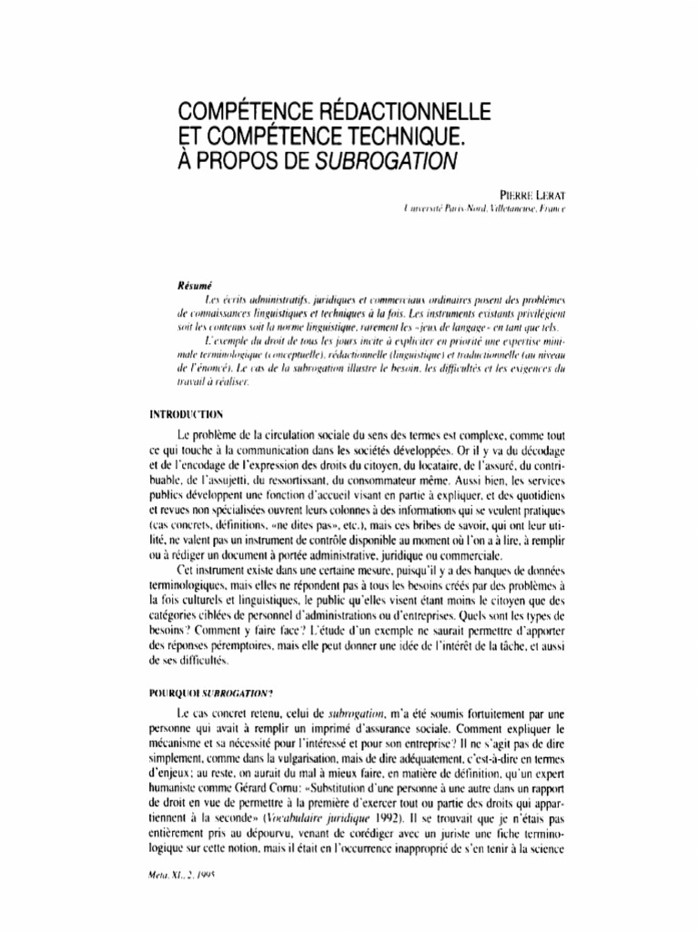 Compétence Technique | PDF