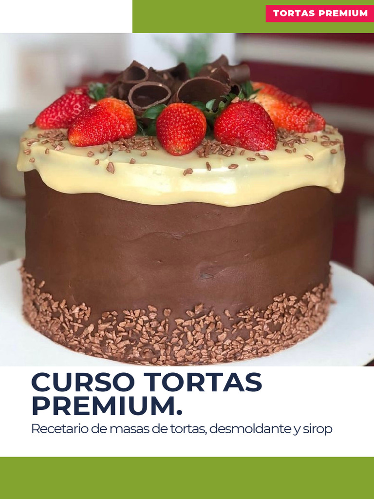 Pdf-Tortas Premium Recetario | PDF | Chocolate | Pasteles