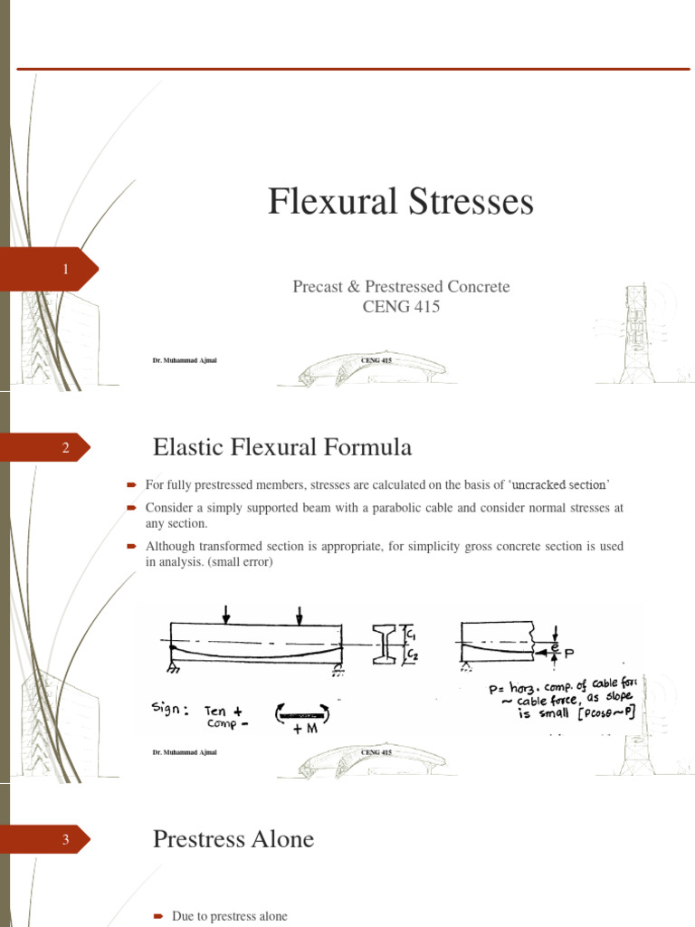 Flexural Stresses Part 1 | PDF | Stress (Mechanics) | Beam (Structure)
