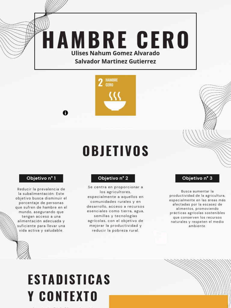Hambre Cero Pdf Hambre Seguridad Alimentaria