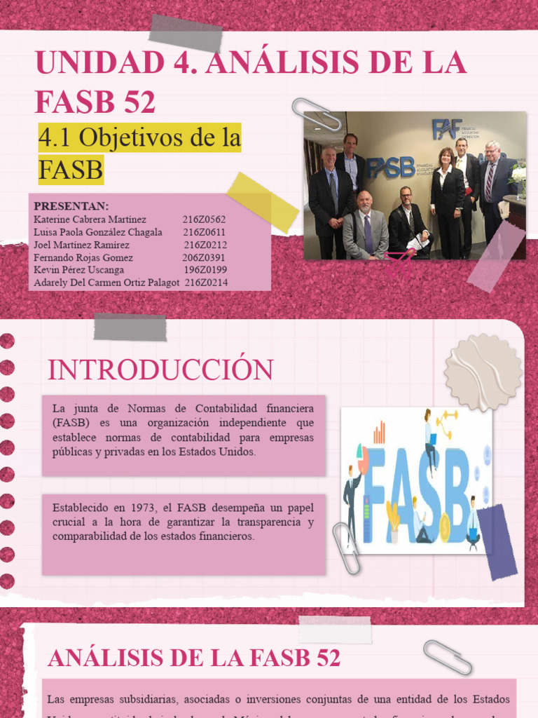 Análisis de la FASB 52 y su Importancia | PDF | Estado financiero ...