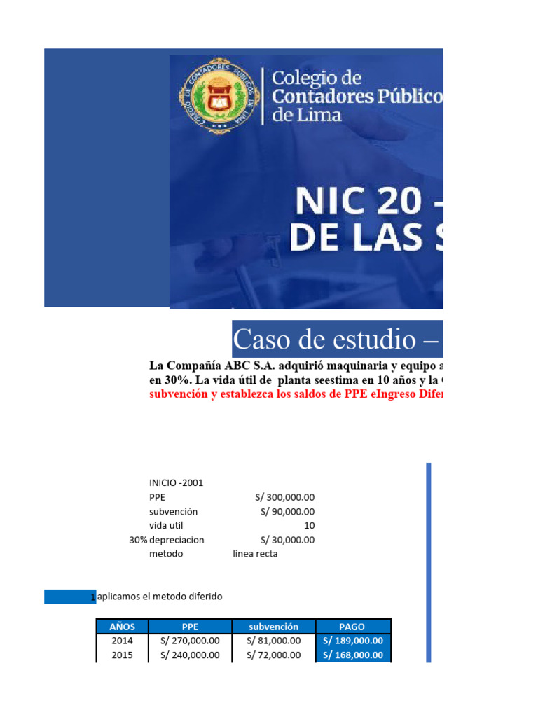 Casos de Nic 20-19-12 - Rsjfih | PDF | Economias
