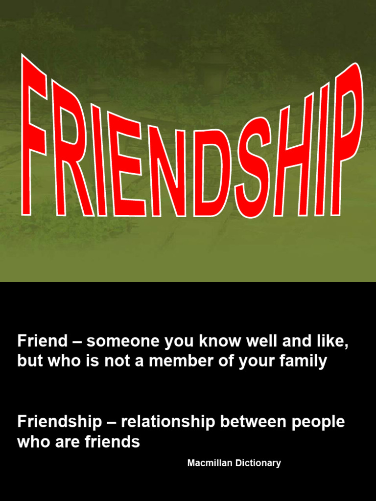The Essence of Friendship Explained | PDF