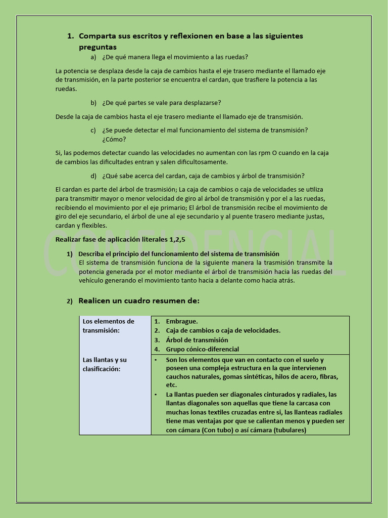 Activida 7 Erwin Montoya Cabezas | PDF | Neumático | Eje