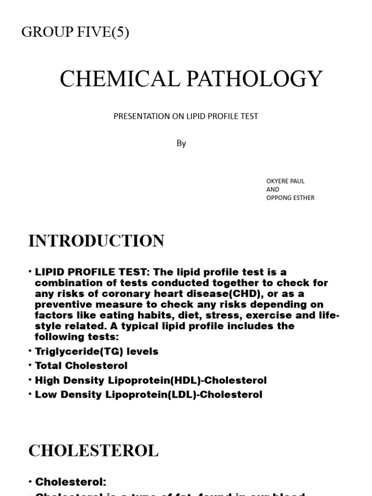 Lipid Profile | PDF | High Density Lipoprotein | Low Density Lipoprotein