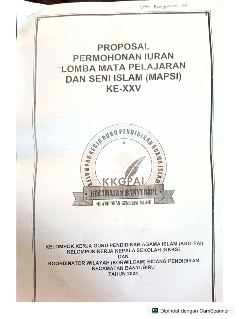 Proposal Mapsi | PDF