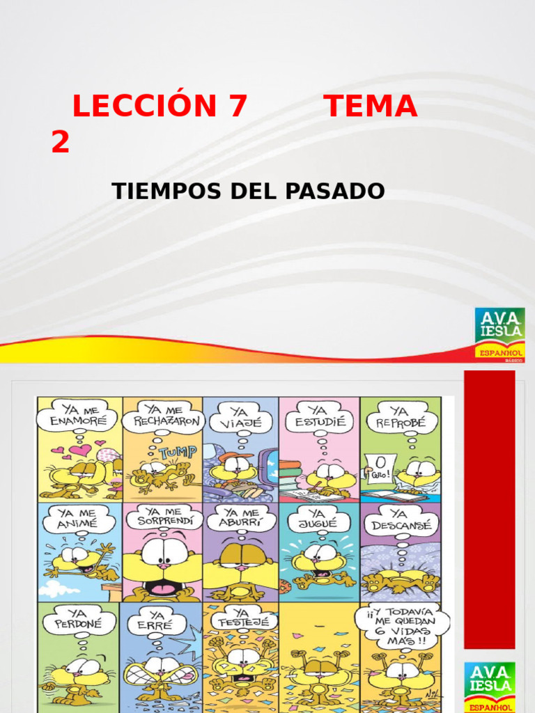 Tiempos Verbales del Pasado en Español | PDF | Gramática | Lingüística