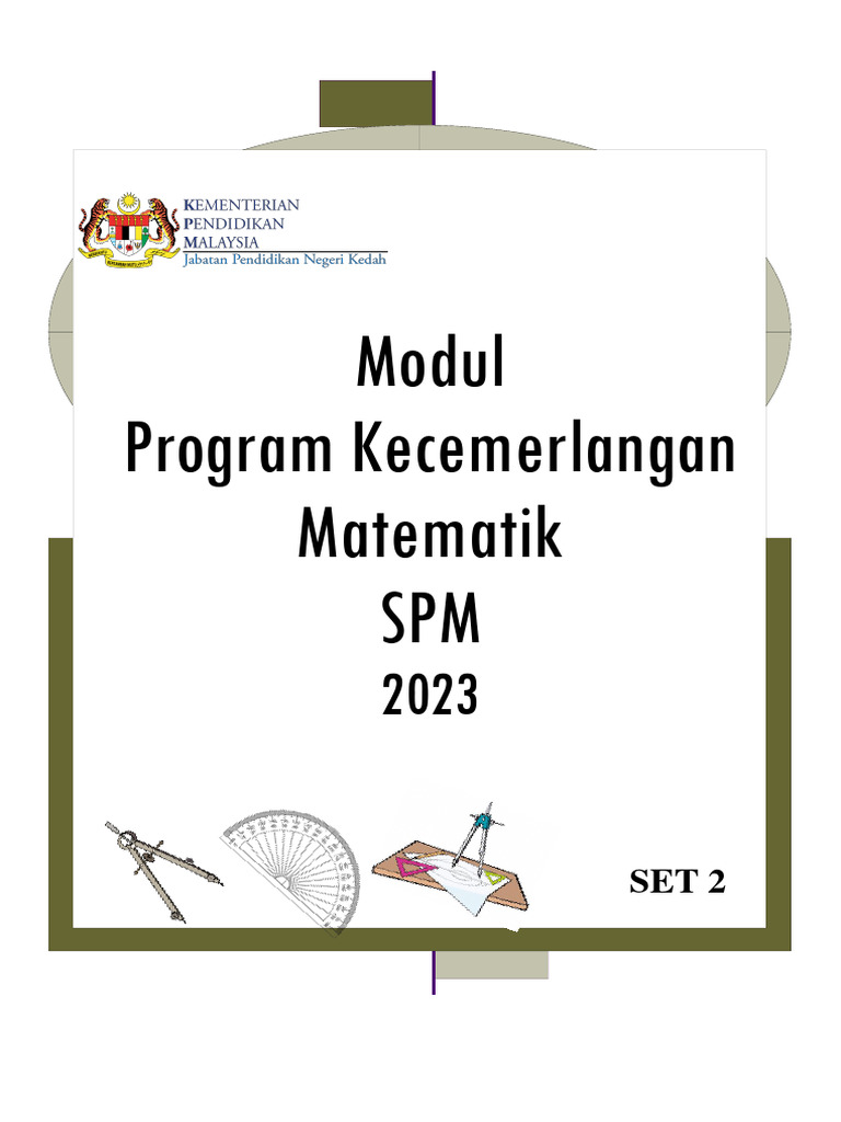 Set 2 Modul Kecemerlangan SPM 2023 | PDF