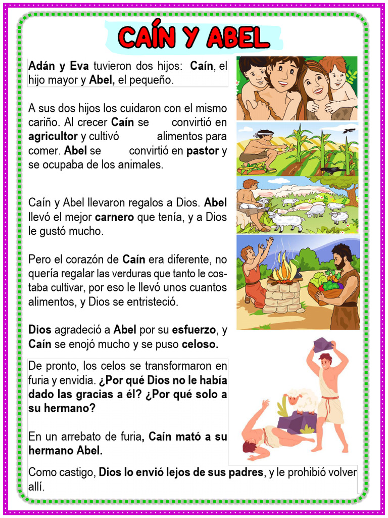 Ficha Caín y Abel | PDF