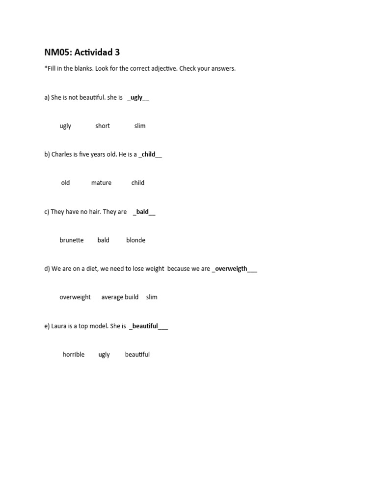 NM05: Actividad 3 | PDF | Language Arts & Discipline