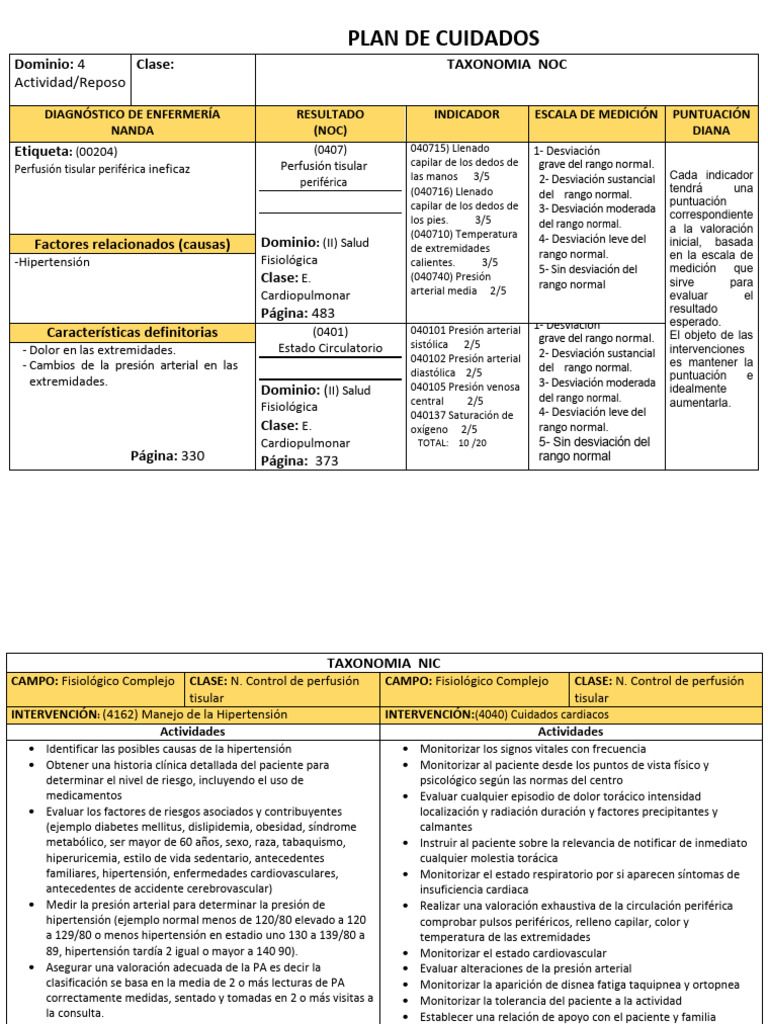 Perfusion Tisular Periferica Ya | PDF | Hipertensión | Presión sanguínea
