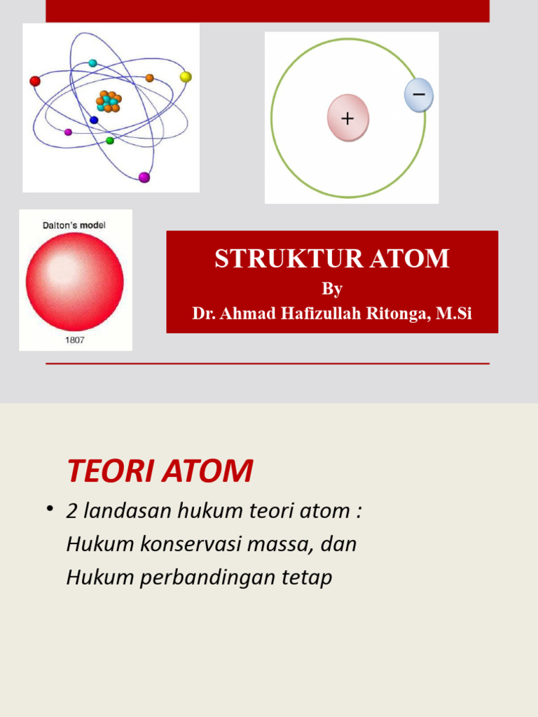 STRUKTUR ATOM (Pertemuan 2) | PDF | Metode & Bahan Ajar | Sains & Matematika