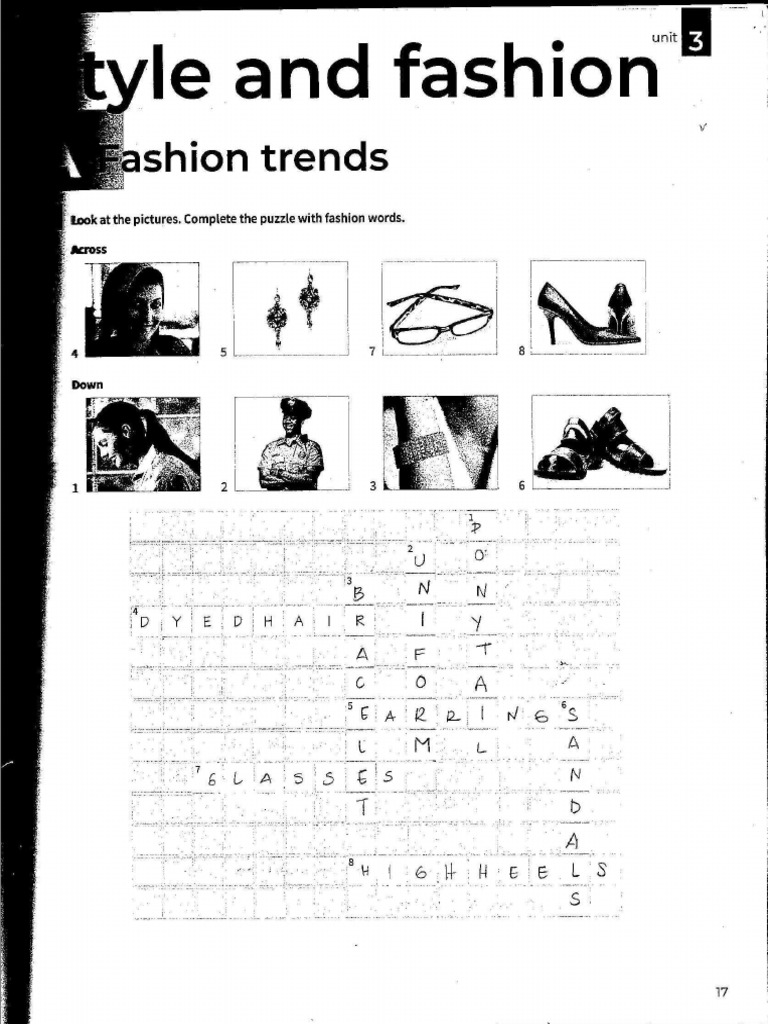 Workbook Unit 3 | PDF