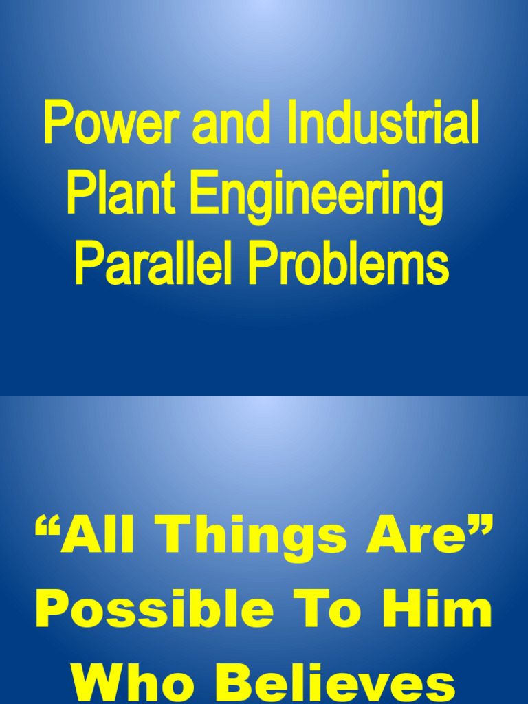 Power and Industrial Plant Engineering | PDF | Thermal Insulation | Horsepower