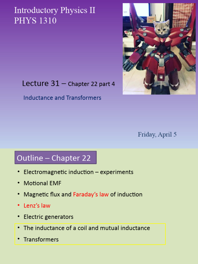 Inductance and Transformers Explained | PDF | Electromagnetic Induction | Inductor