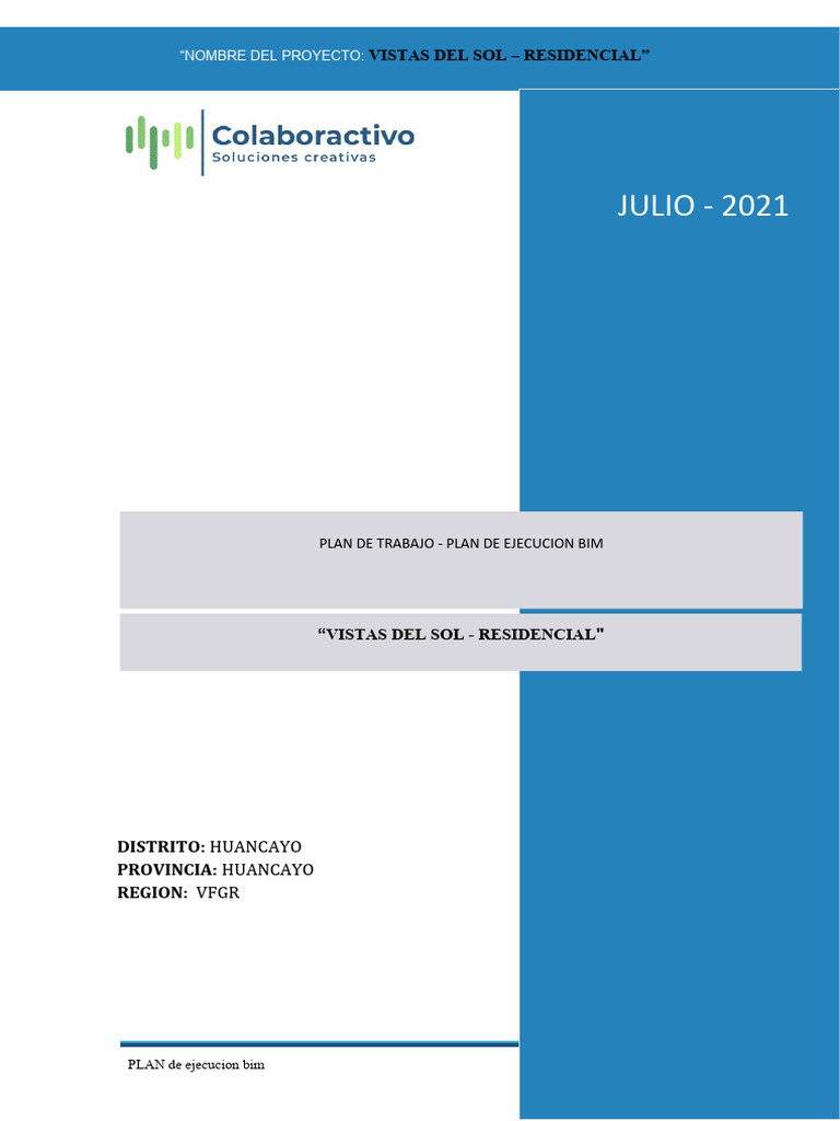 Plan de Ejecucion Bim - Modelo | PDF | Autodesk Revit | Software