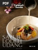 Kandang Ingkung Menu | PDF