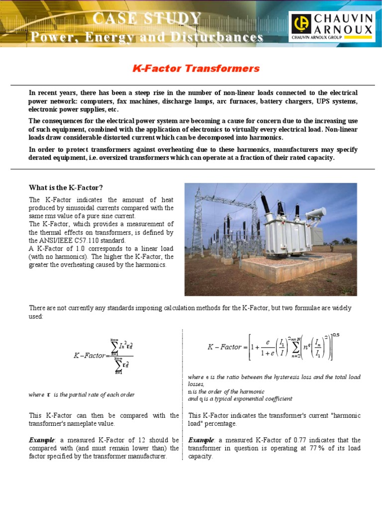 K Factor - ANSI C57 Derating Chart Page 2 | PDF | Transformer ...