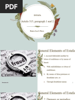 Estafa and Falsification Elements in RPC | PDF | Fraud | Prosecutor