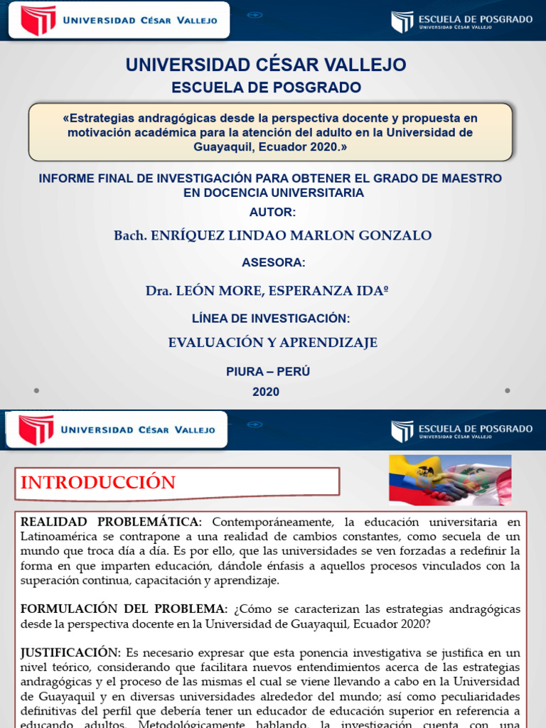 Marlon Enriquez Lindao - Diapositiva | PDF | Maestros | Aprendizaje