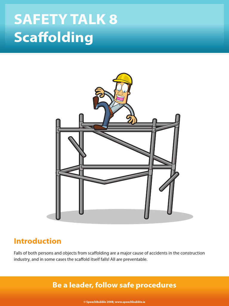 TALK 8 Scaffolding | Download Free PDF | Scaffolding | Safety