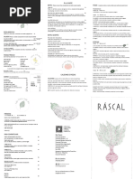 Rascal - Sao Paulo Cardapio | PDF | Creme (gastronomia) | Tomate
