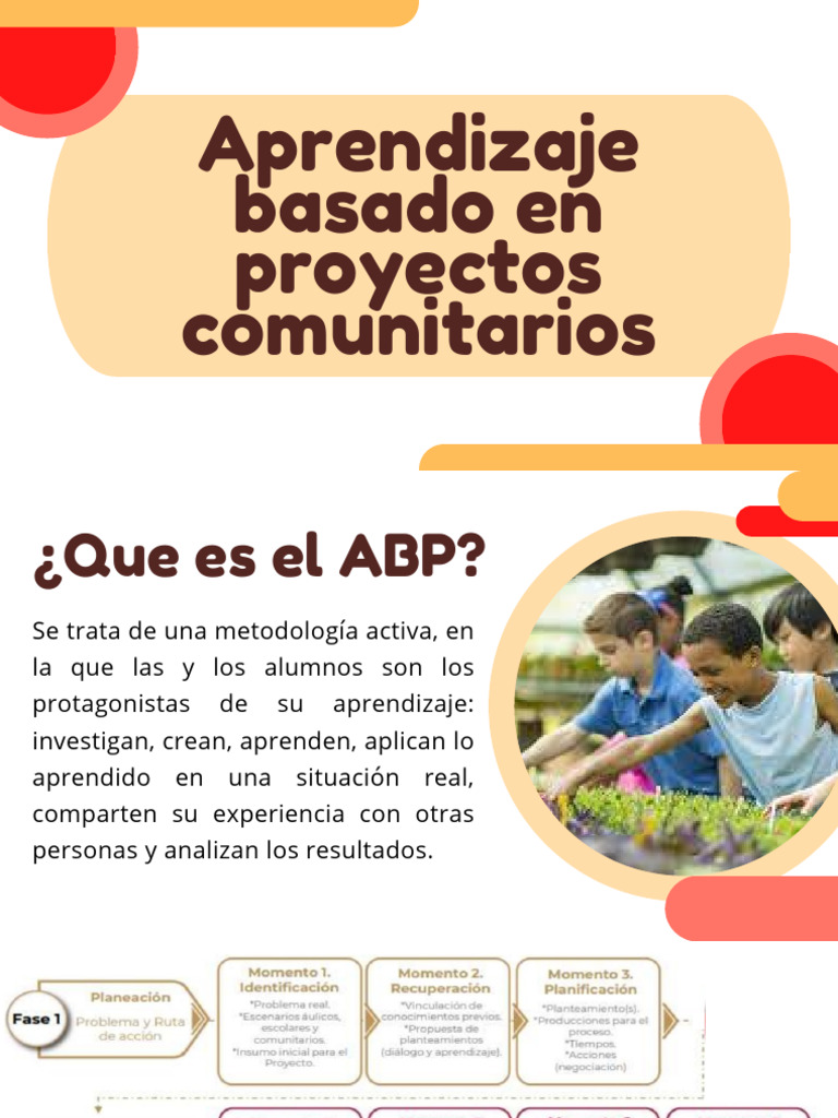 Aprendizaje Basado en Proyectos Comunitarios | Descargar gratis PDF ...