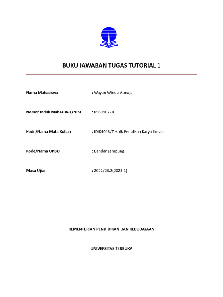 Panduan Penulisan Karya Ilmiah | PDF | Karier & Perkembangan