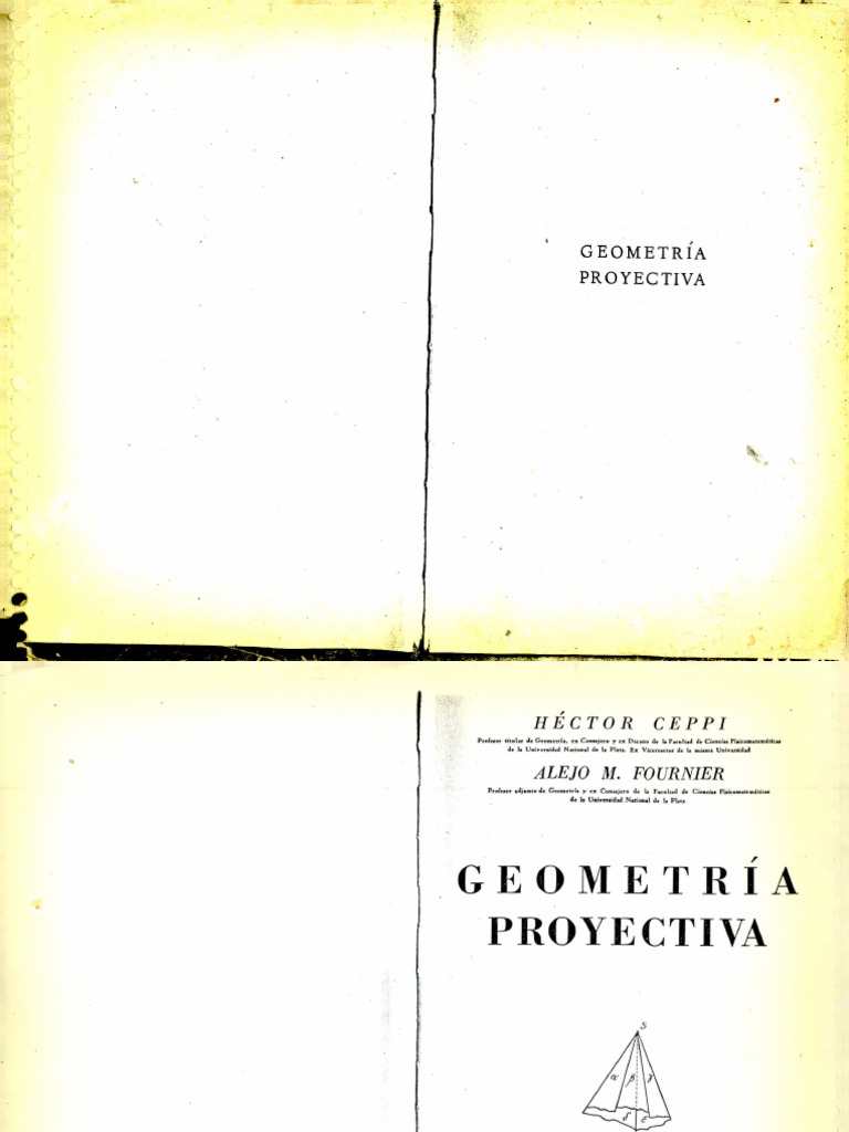 Geometría Proyectiva Ceppi-Fournier | PDF