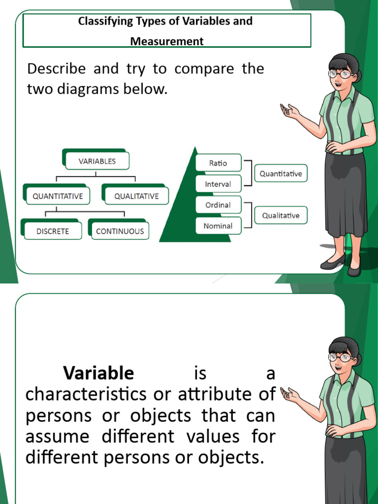 Variables and Types Lesson 2 | PDF | Level Of Measurement | Measurement