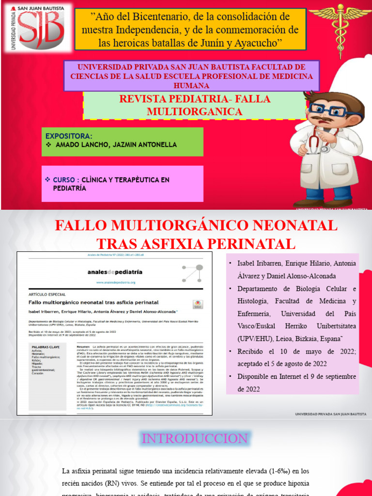 Falla Multiorganica | Descargar gratis PDF | Medicina | Medicina CLINICA