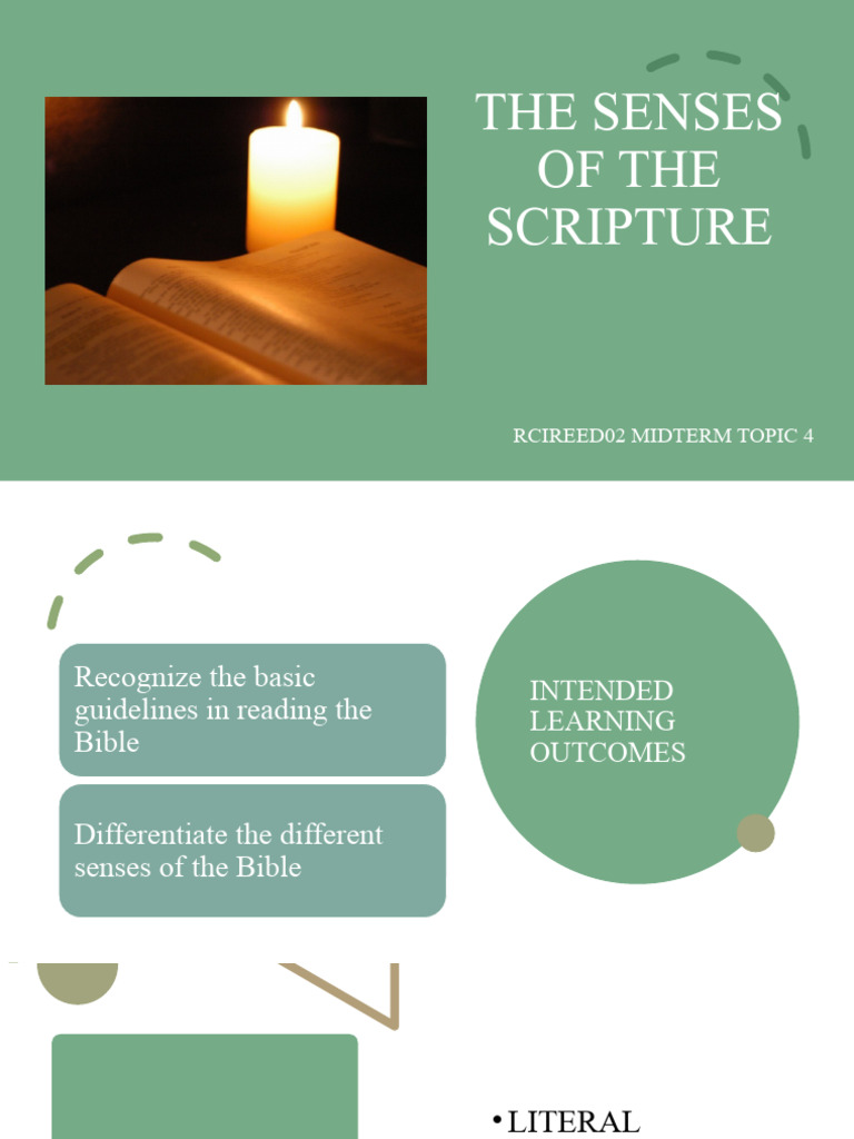 Understanding the Four Senses of Scripture | PDF