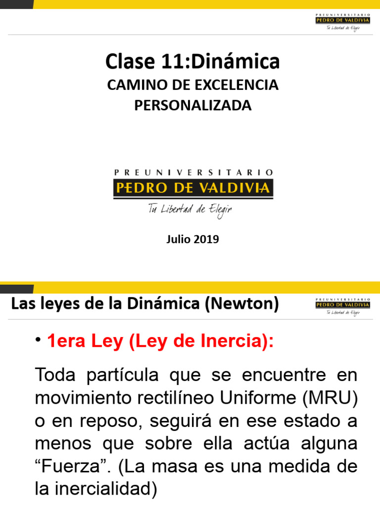 Mecánica Dinámica Pdf Fuerza Las Leyes Del Movimiento De Newton