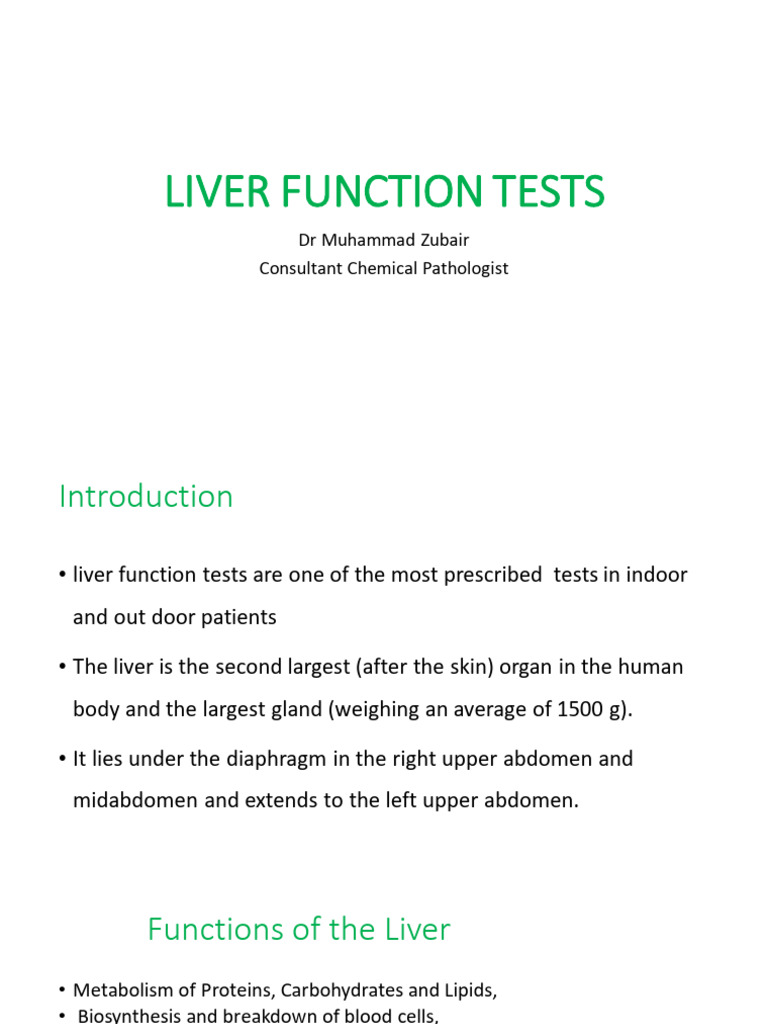 Liver_function_tests__1688362137 | PDF | Liver | Alanine Transaminase