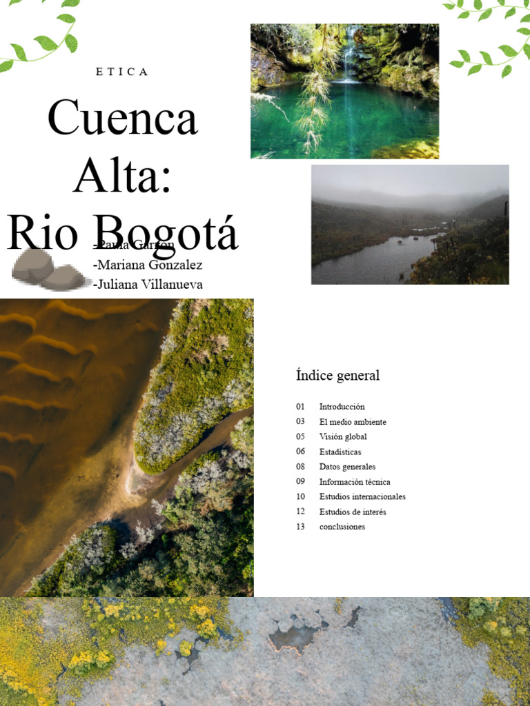 Cuenca Alta Del Rio Bogot | PDF