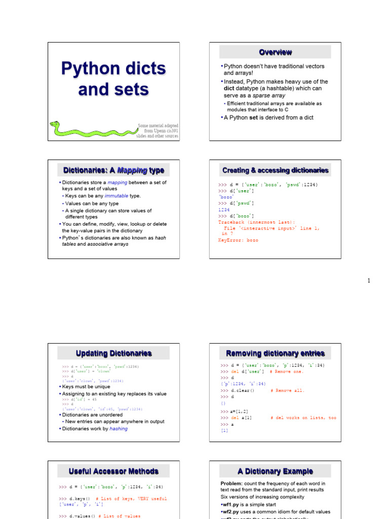 03 Python | PDF | Data Management | Algorithms And Data Structures