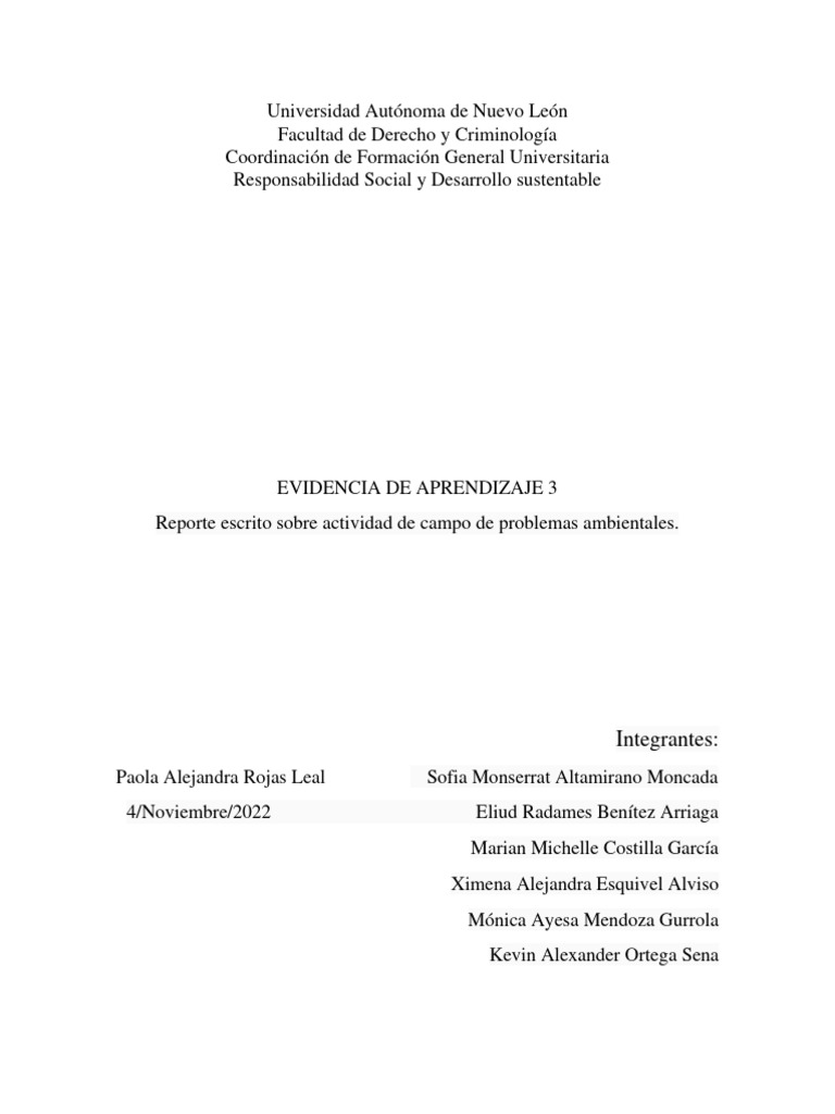 Ev3 Rsyds | PDF | Sustentabilidad | Desarrollo sostenible